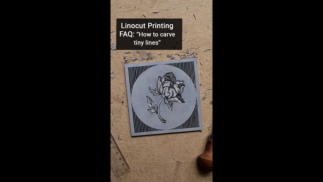 FAQ: “How to carve tiny lines" - YouTube