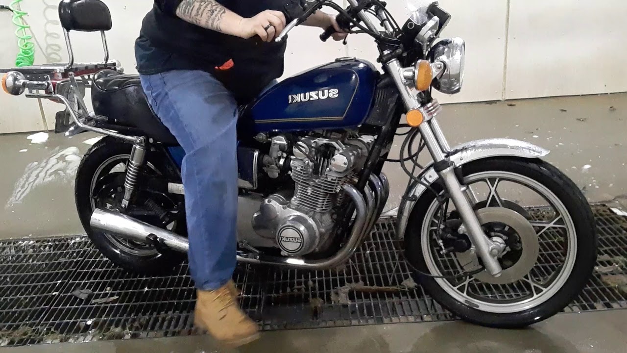 1979 Suzuki gs750l 33 thousand miles fast bike - YouTube