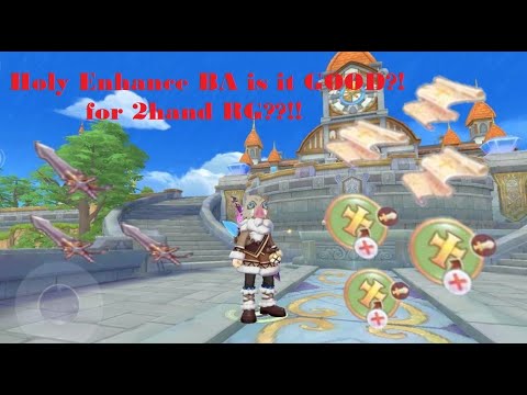 [ROX] Royal Guard Two-Hand Sword - Trying out the Holy Enhance Battle ...