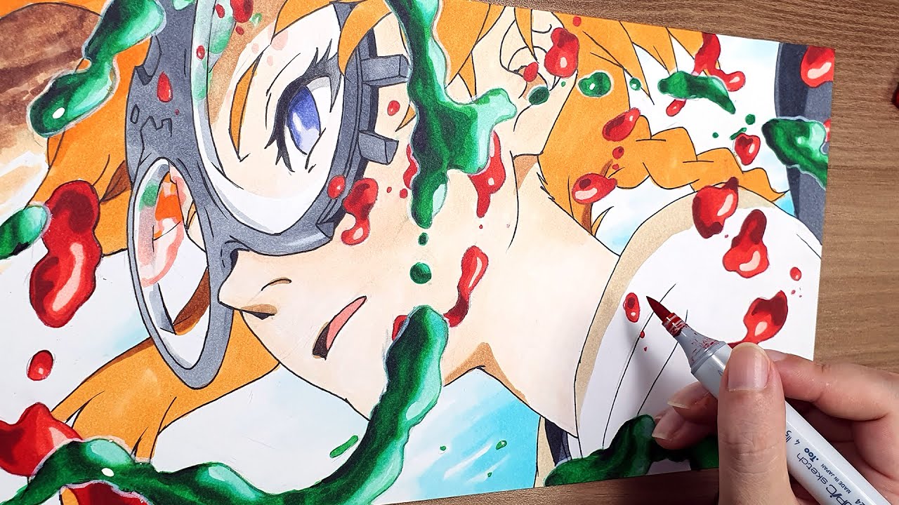 Drawing Natsume - DECA DENCE |デカダンス ナツメ | 데카당스 나츠메 그리기 - YouTube