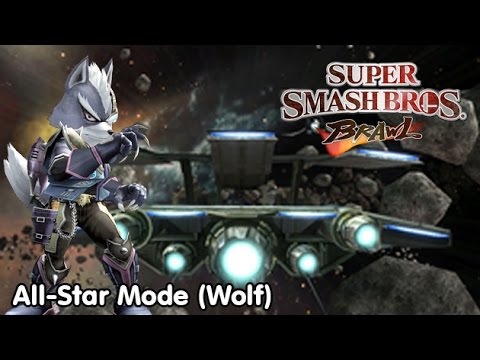 Slim Plays Super Smash Bros. Brawl - All-Star Mode (Wolf) - YouTube