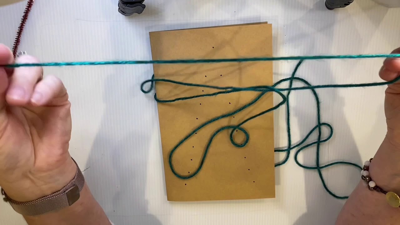 Beaded Christmas Tree card - YouTube