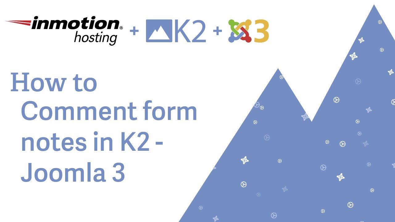 Comment form notes in K2 - Joomla 3 - YouTube
