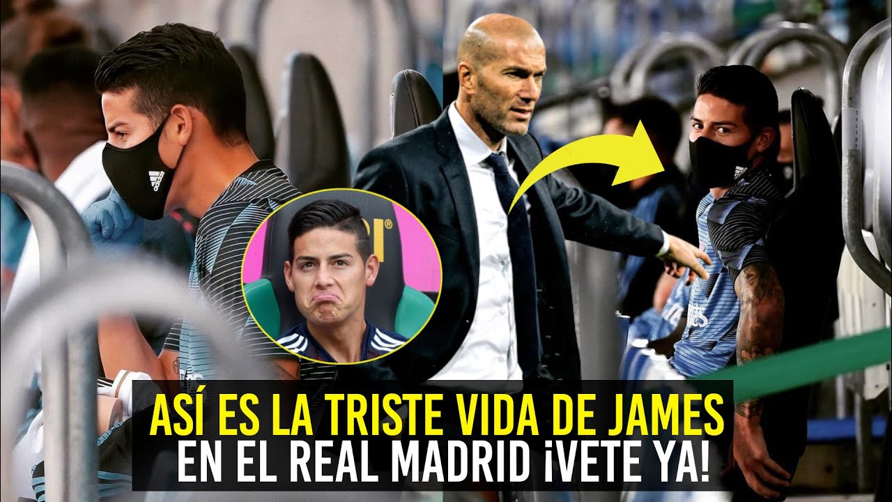 ASÍ ES LA TRISTE VIDA DE JAMES RODRIGUEZ EN EL REAL MADRID ¡TIENES QUE ...