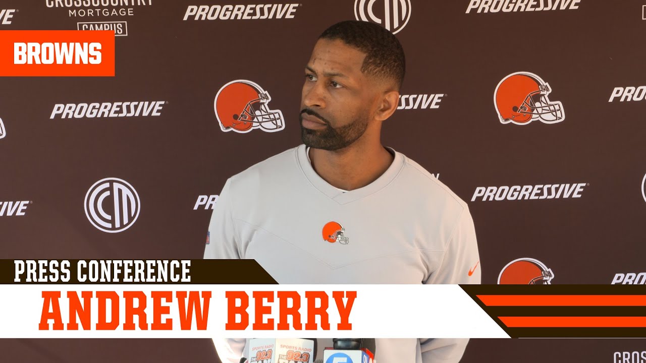 Andrew Berry: "We have to move forward and focus on Cincinnati" - YouTube