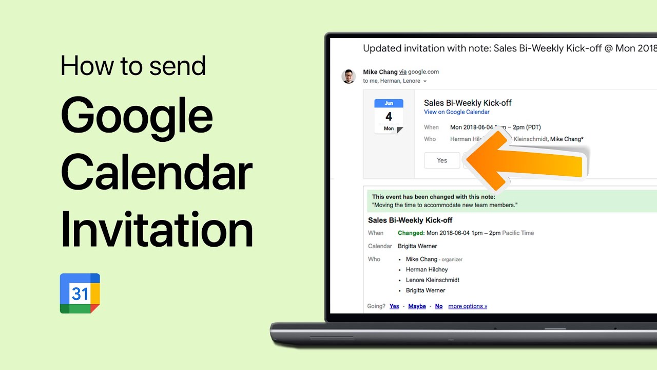 How To Send Google Calendar Meeting Invite in Gmail - YouTube