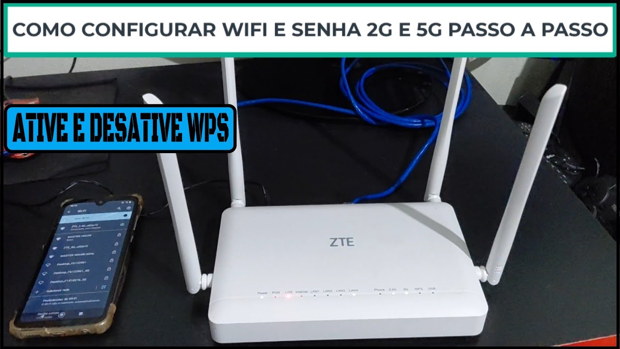 ROTEADOR ONT F6600P COMO CONFIGURAR WIFI E SENHA 2G E 5G Separada ou ...
