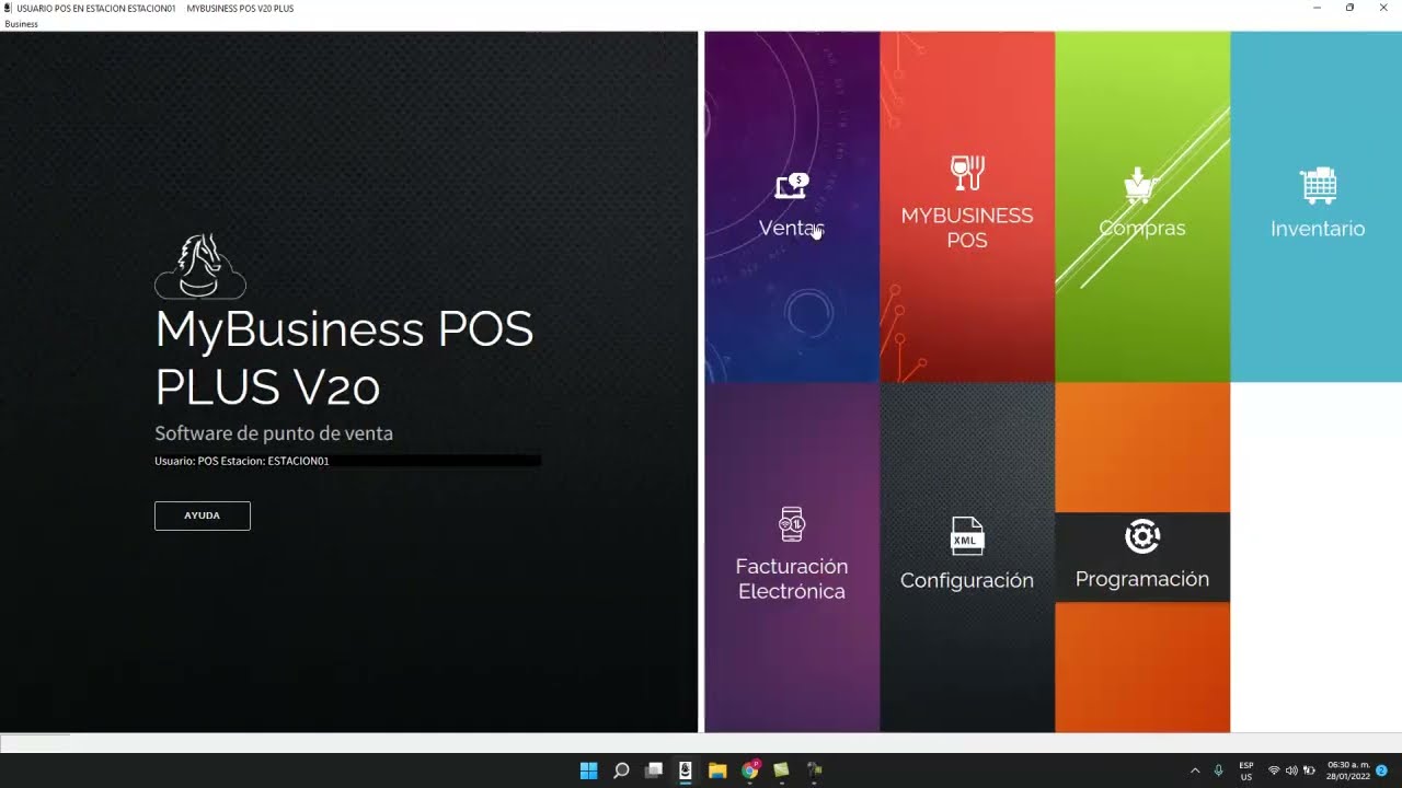 Como funciona MyBusiness POS PLUS v20 KIT PUNTO DE VENTA ERP - YouTube