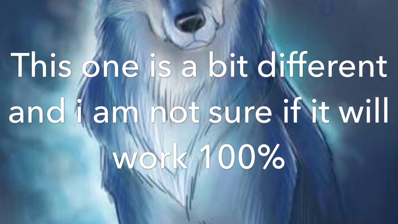 Another wolf spell (not sure if it works) - YouTube