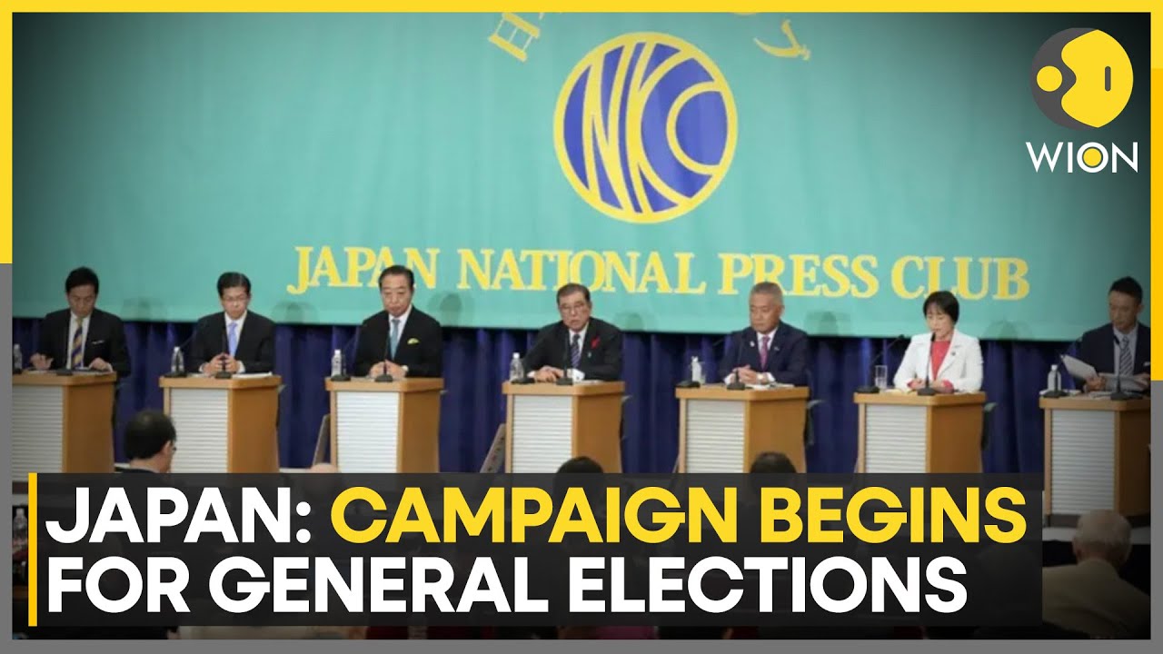 Campaigning begins for Japan's Parliamentary Election; Over 1,100 ...