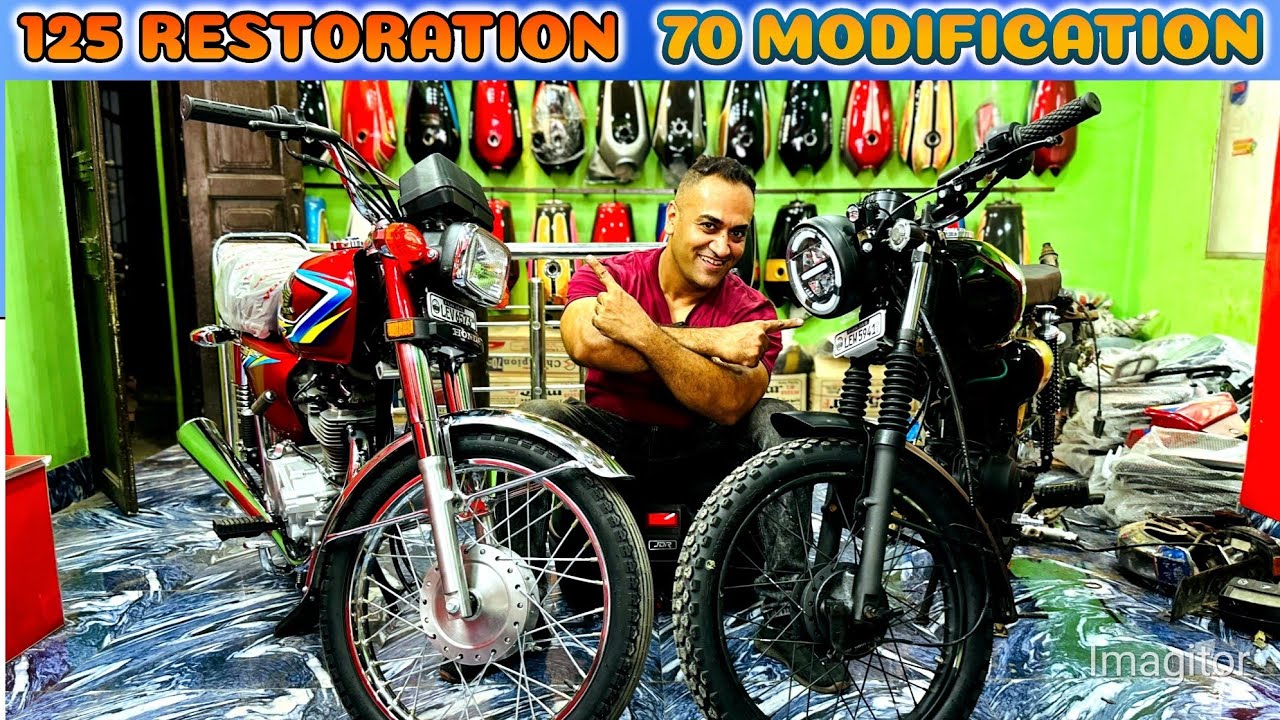 125 Motorcycle Restoration | 70 Motorcycle Modification - YouTube