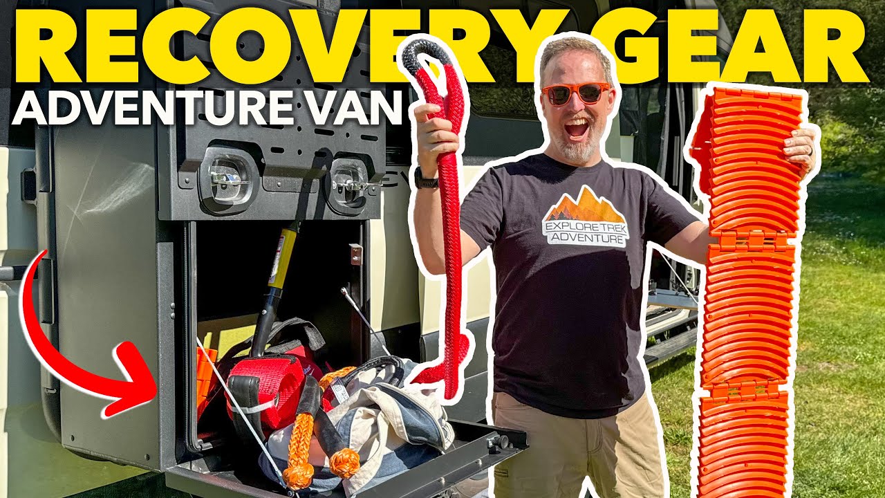Van RECOVERY GEAR for Off-Road Adventures - Winnebago Revel 4x4 - YouTube