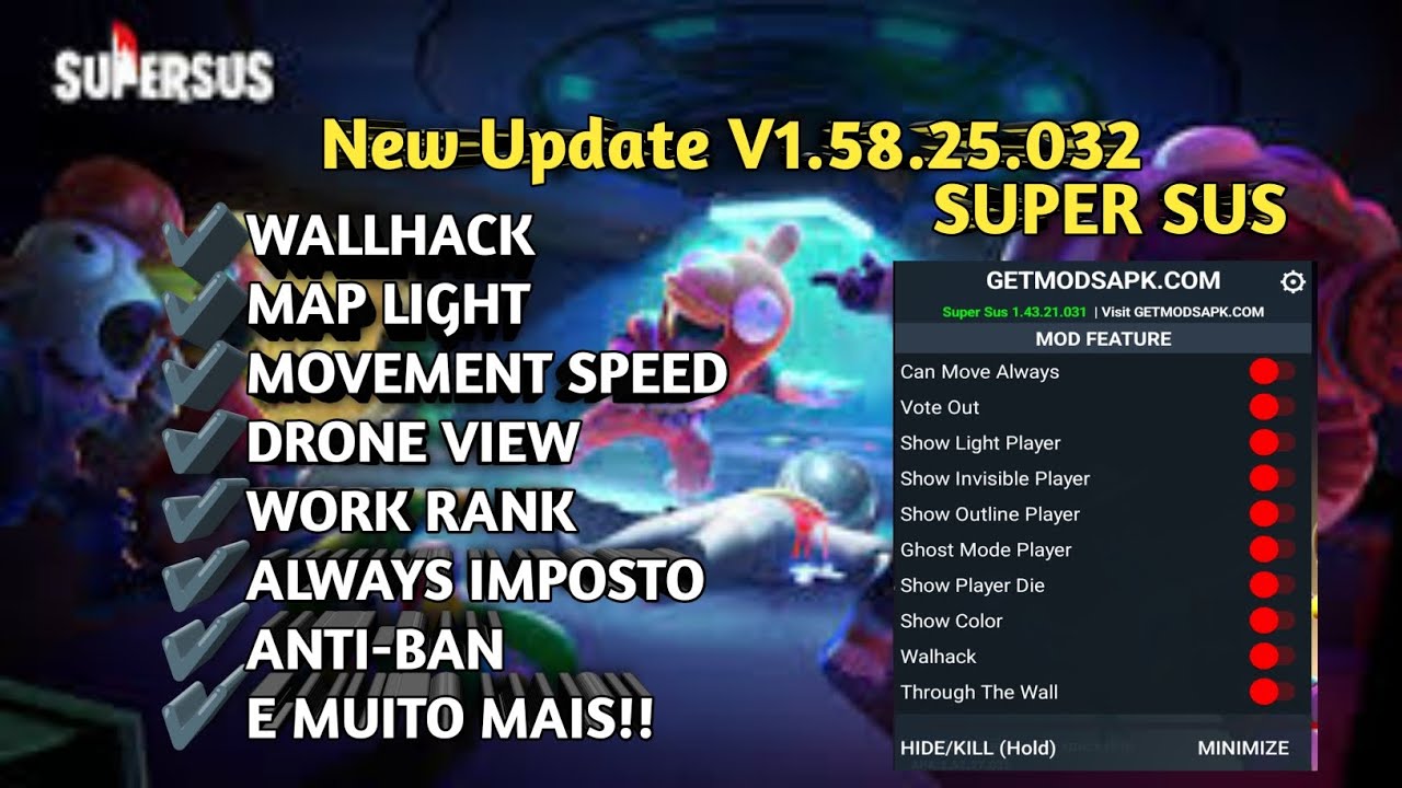 NEW UPDATE SUPER SUS MOD MENU APK V1.58.25.032 LATEST 2024 | UNLIMITED ...