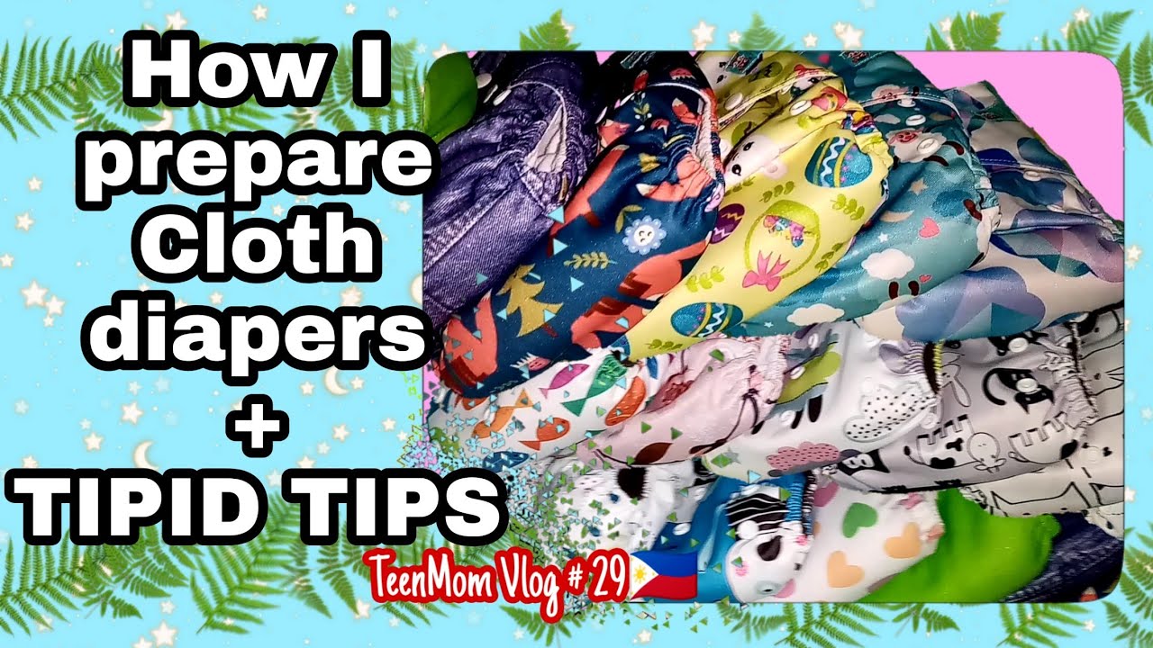 CLOTH DIAPER 101:Pano ko I handa ang Cloth Diaper + TIPID TIPS‼️(Step ...