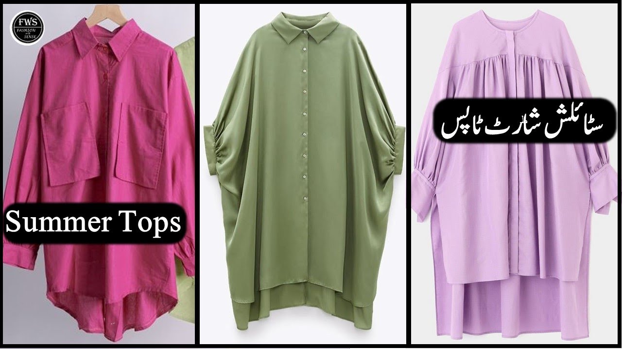 Trendy Cotton Top Design 2023| Summer Tops Design For Girls | Plain ...