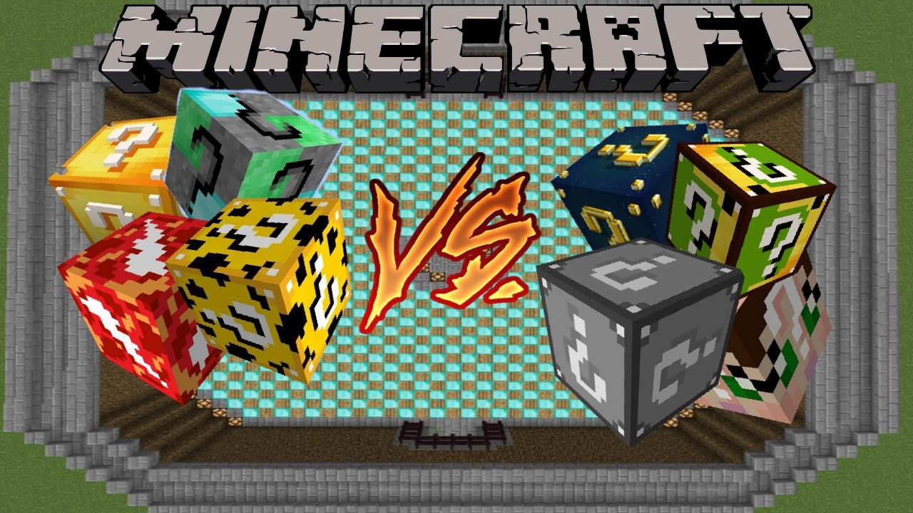 MINECRAFT - LUCKY BLOCK DROPS (1.8 MODDED) - YouTube