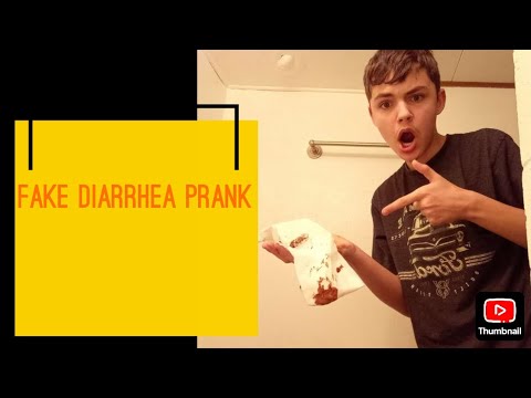 FAKE diarrhea prank - YouTube