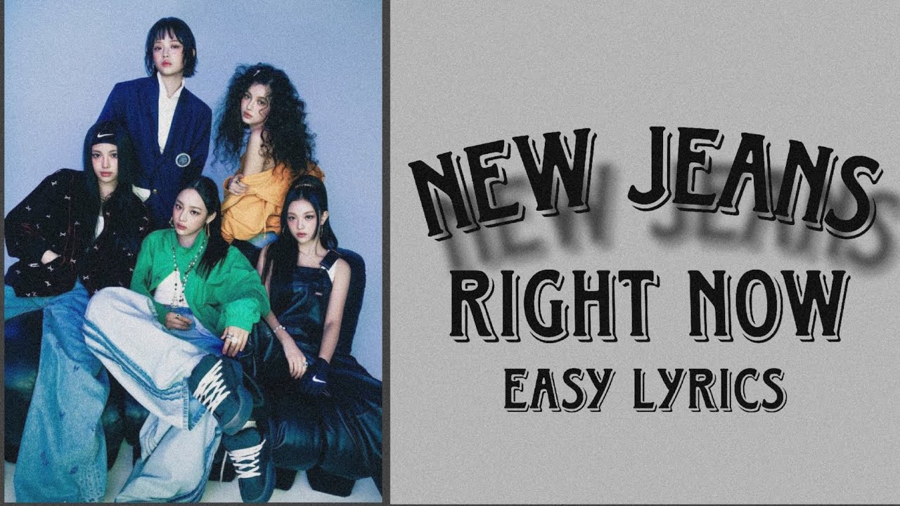 NewJeans 'Right now' Easy lyrics - YouTube
