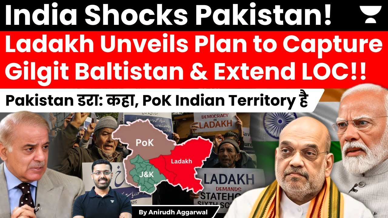 India Shocks Pakistan! Ladakh Unveils Plan to Capture Gilgit Baltistan & Extend LOC. - YouTube