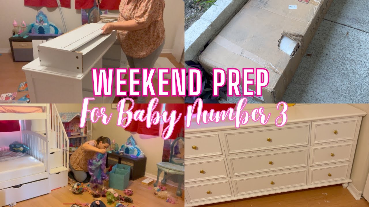 WEEKEND CLEAN WITH ME AND PREP FOR BABY NUMBER 3 | CLEAN WITH ME ...