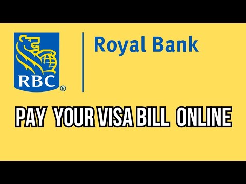 How To Correctly Pay Your Visa Bill Online RBC - YouTube