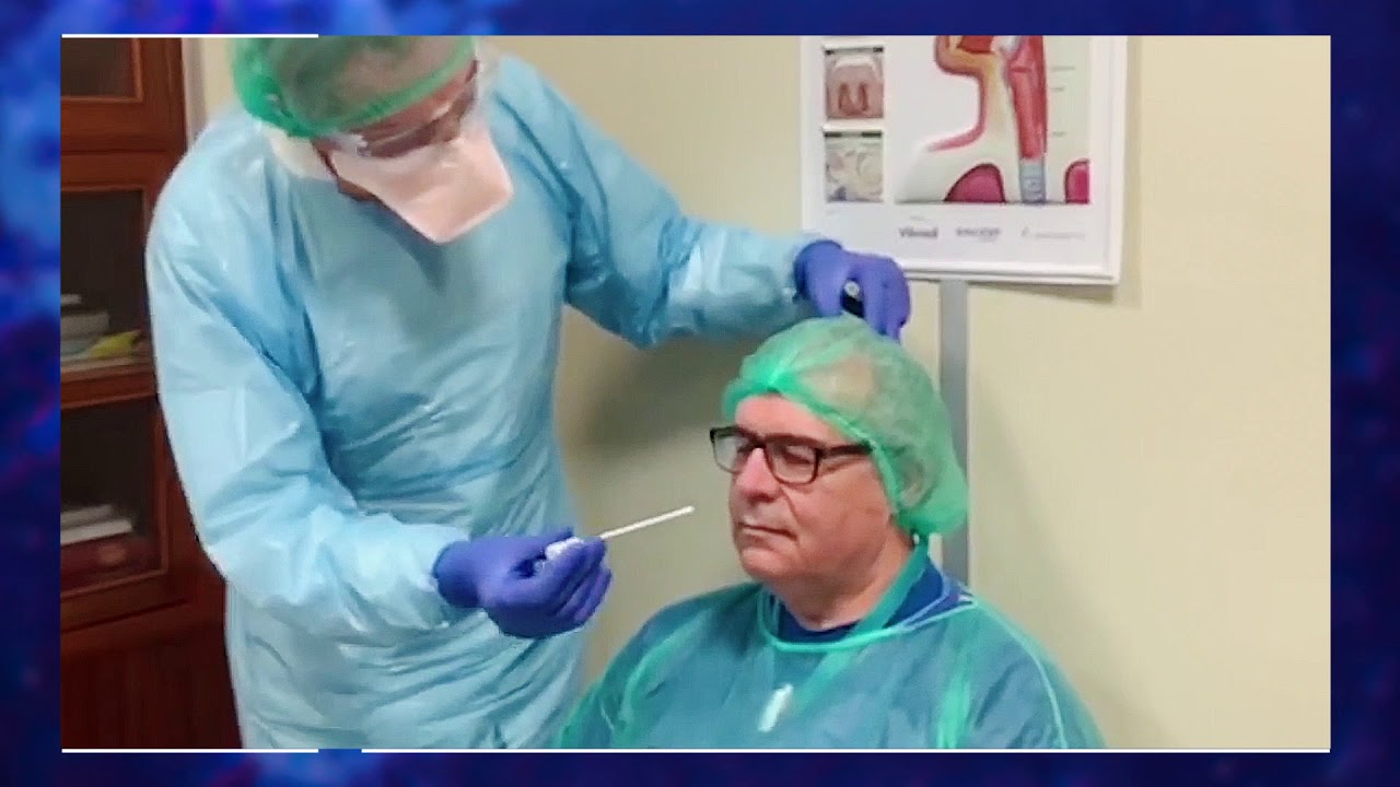 COVID-19: Procedimento zaragatoa nasal - YouTube