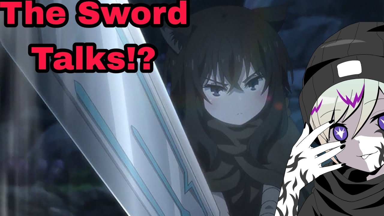 cat girl gets a talking sword #anime #otaku #weeb - YouTube