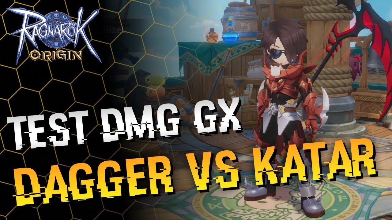 Guillotine Cross Showcase Damage Katar vs Dagger | Ragnarok Origin ...