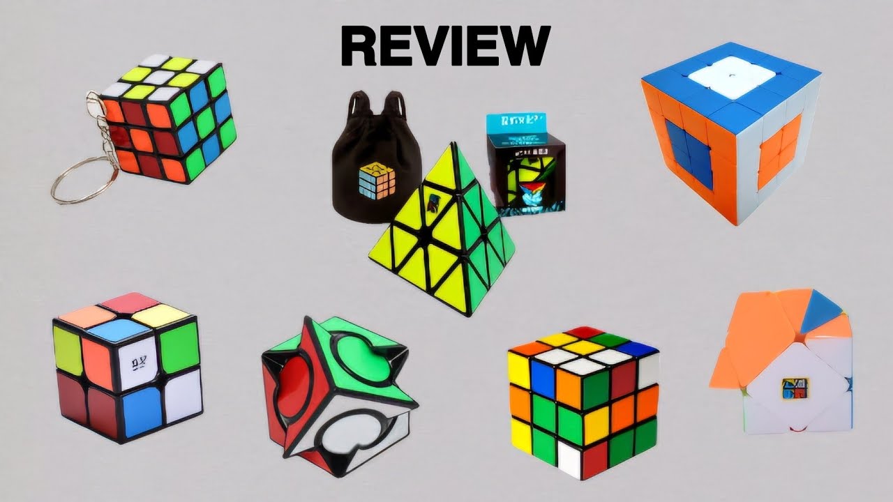 Review of Basic Variations of Rubik's Cube - YouTube