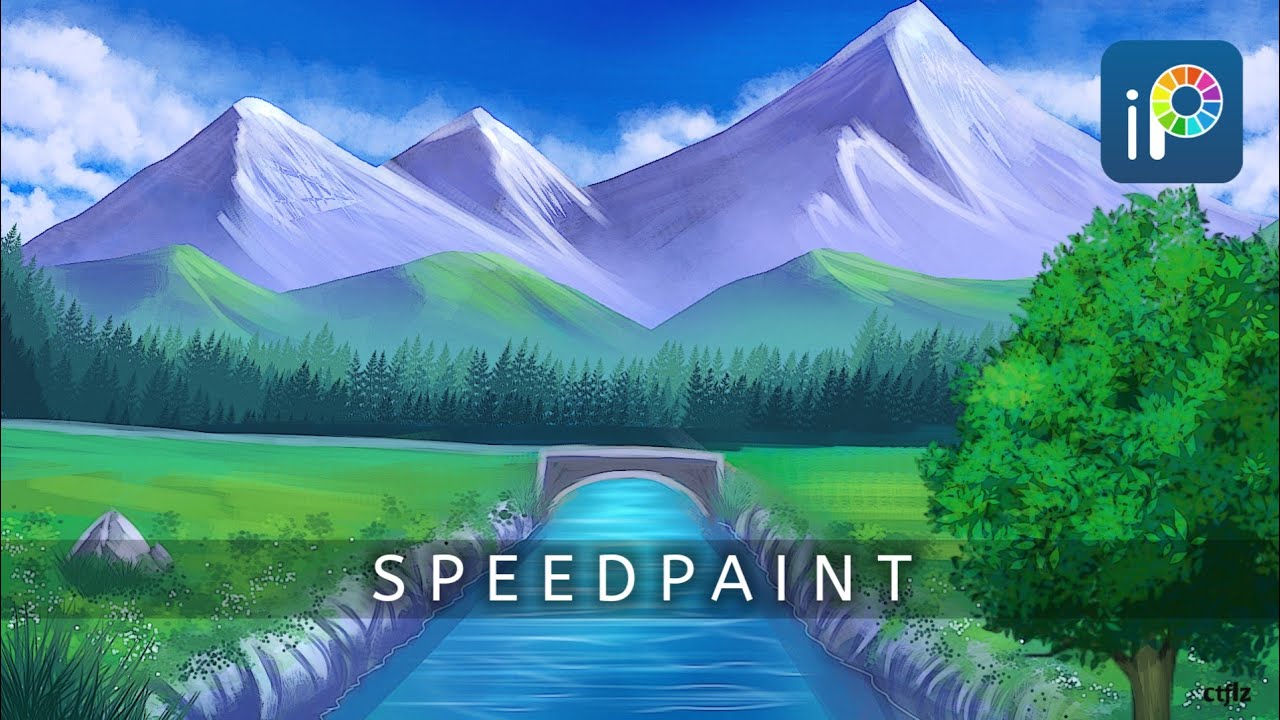 【ibisPaint】Background Speedpaint 🎨 03 - YouTube