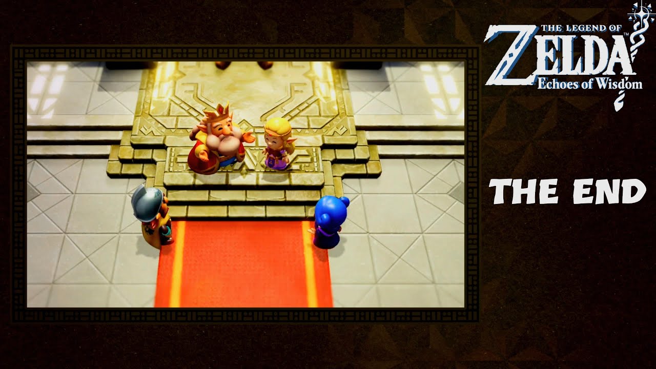 The Legend of Zelda Echoes of Wisdom - Ending Credits Scene & Goodbye ...