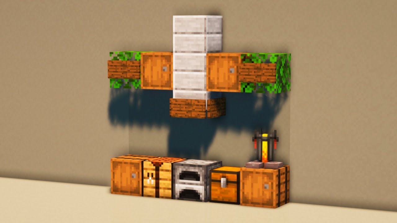 Big Kitchen In Minecraft - YouTube