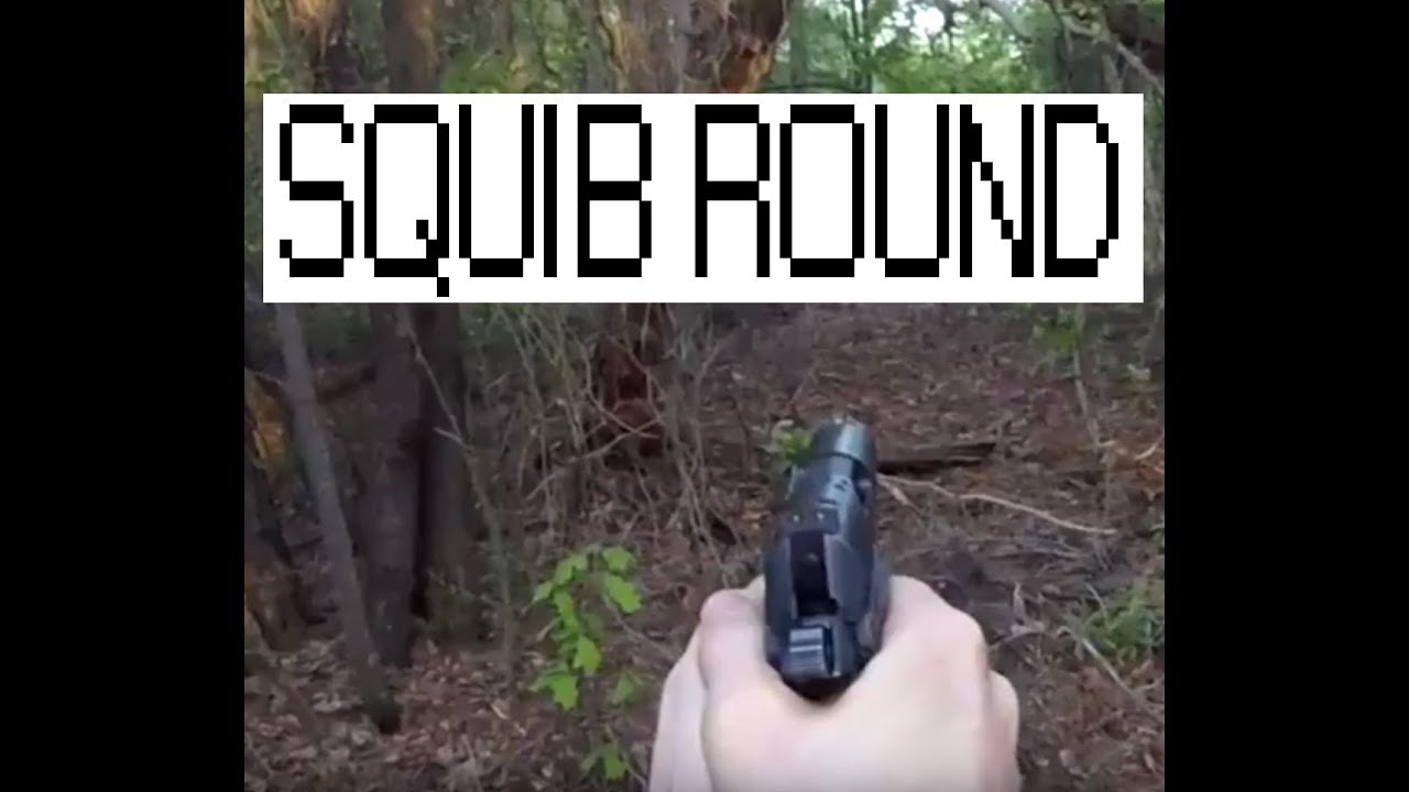 Squib Round Bersa Thunder UC pro 9mm - YouTube