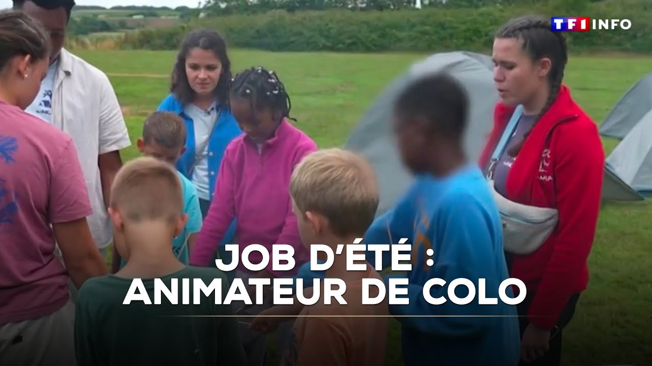 Job d'été : animateur de colonie de vacances !｜TF1 INFO - YouTube