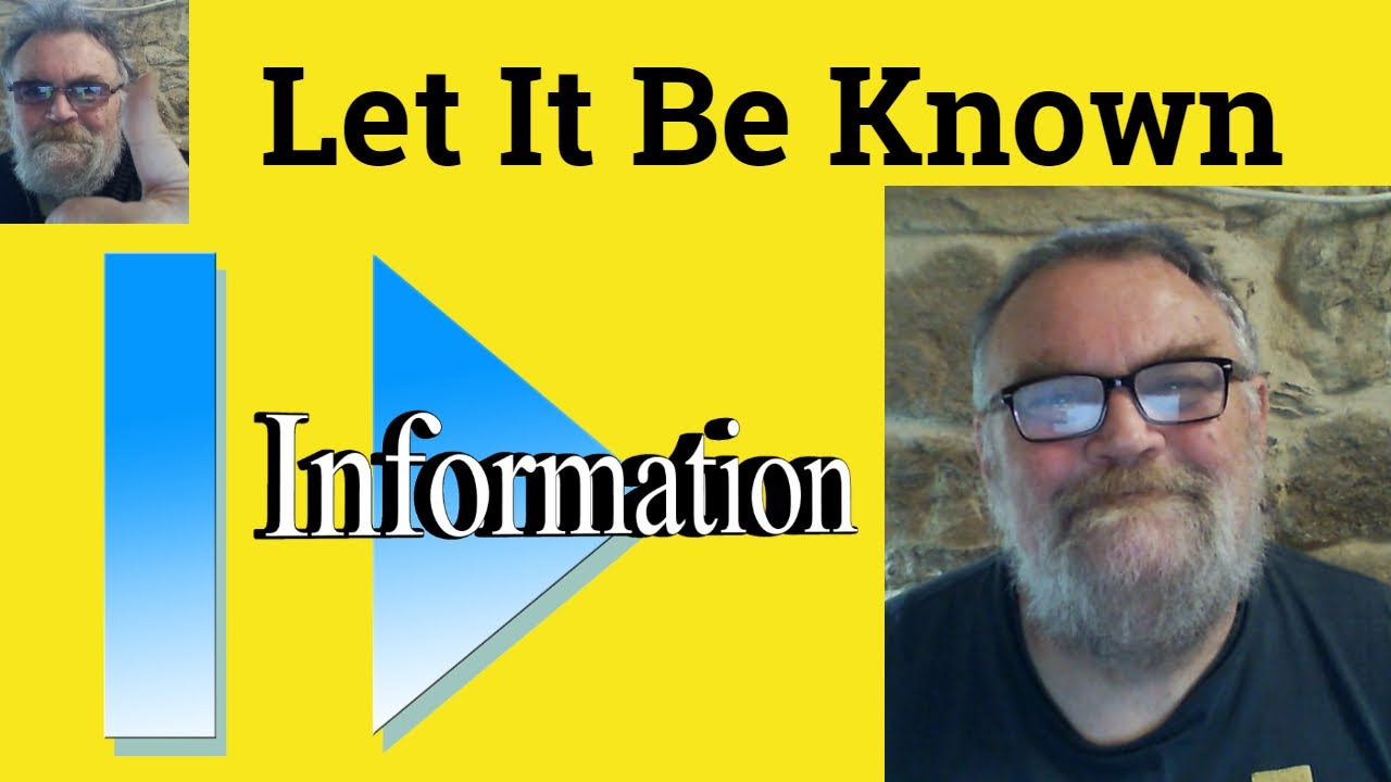 😎Let It Be Known Meaning Let It Be Known Defined Let It Be Known ...