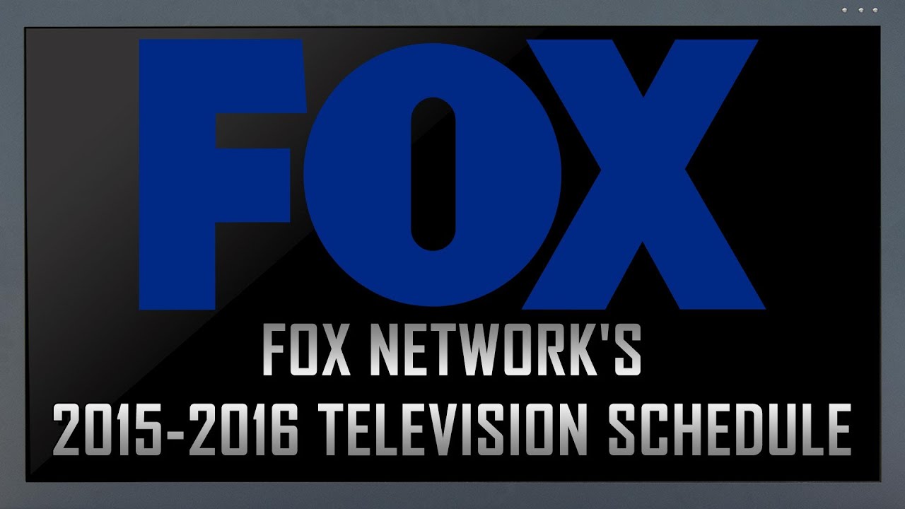 2015-2016 Fox TV Season Shows Breakdown – (Group Meeting #23.4) - YouTube