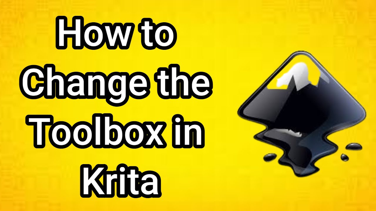 How to Change the Toolbox in Krita - YouTube