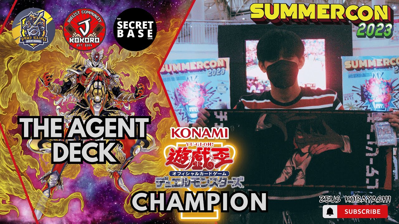 SUMMERCON 2023 Yu-Gi-Oh! OCG CHAMPION The Agent Fairy Deck By Leo Milo ...