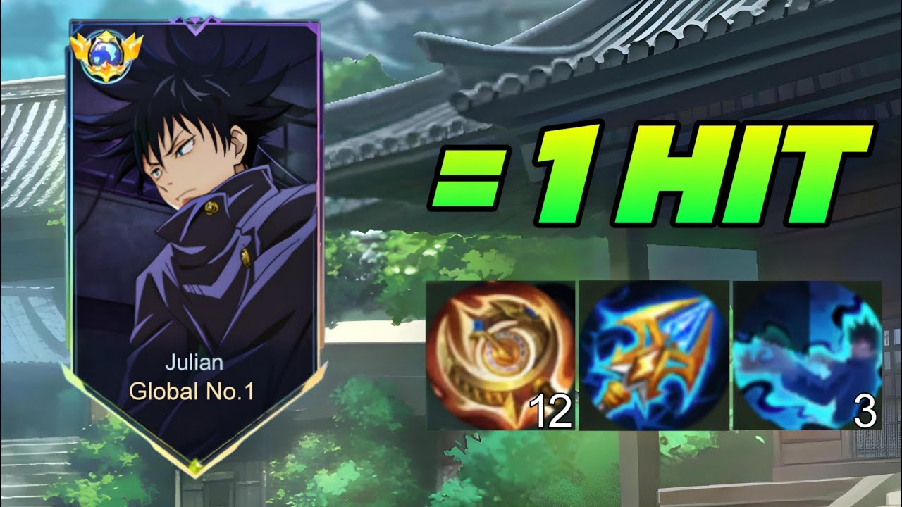 TOP 1 GLOBAL JULIAN BEST 1 HIT BUILD IS HEREEE!! (must try) MLBB - YouTube