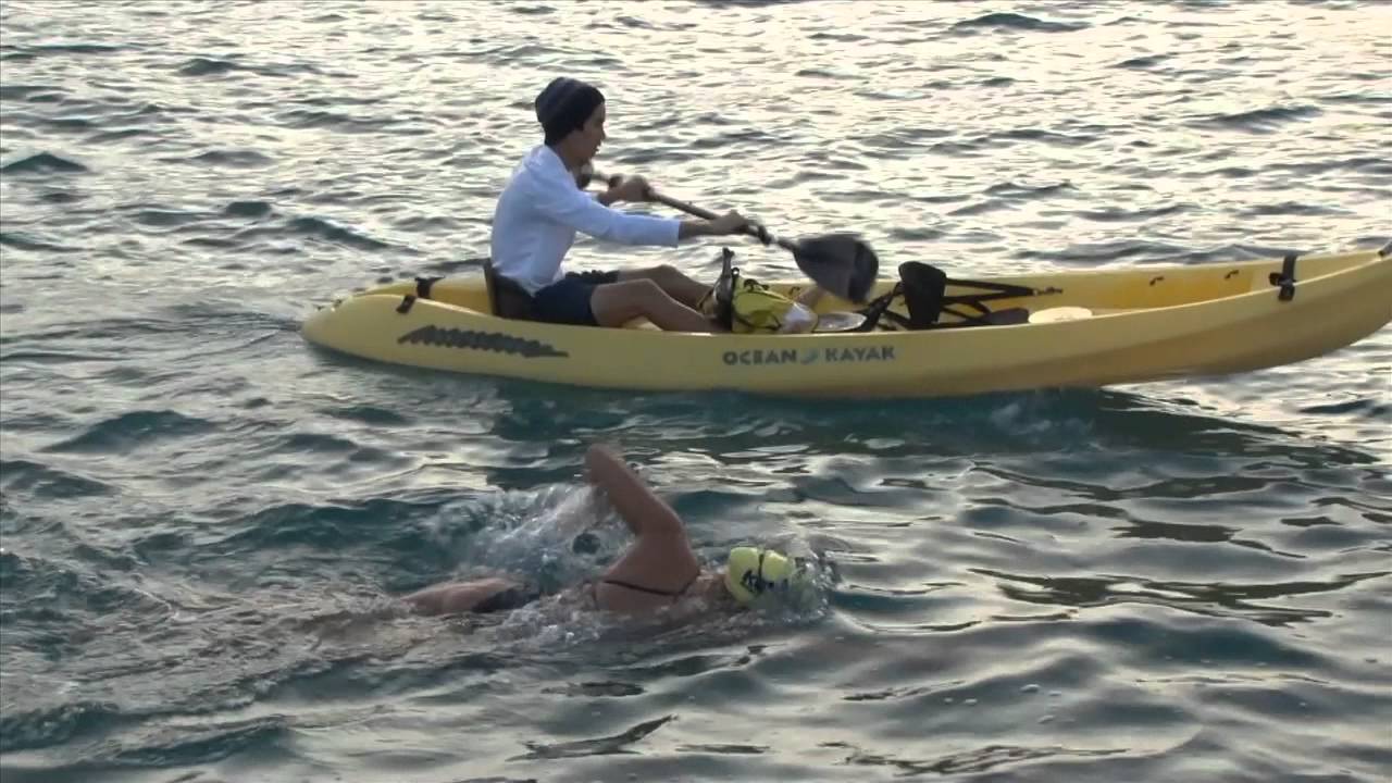 Leahi Camacho will swim the Molokai Channel - YouTube