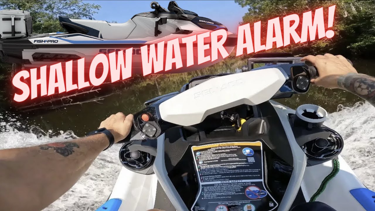 First Time On a Jet Ski-Sea Doo FishPro Sport 170 Get's Broken In - YouTube
