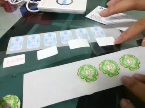 Self-destructive NFC Tag 13.56MHz 14443A Fragile label ，Easy Shredding ...