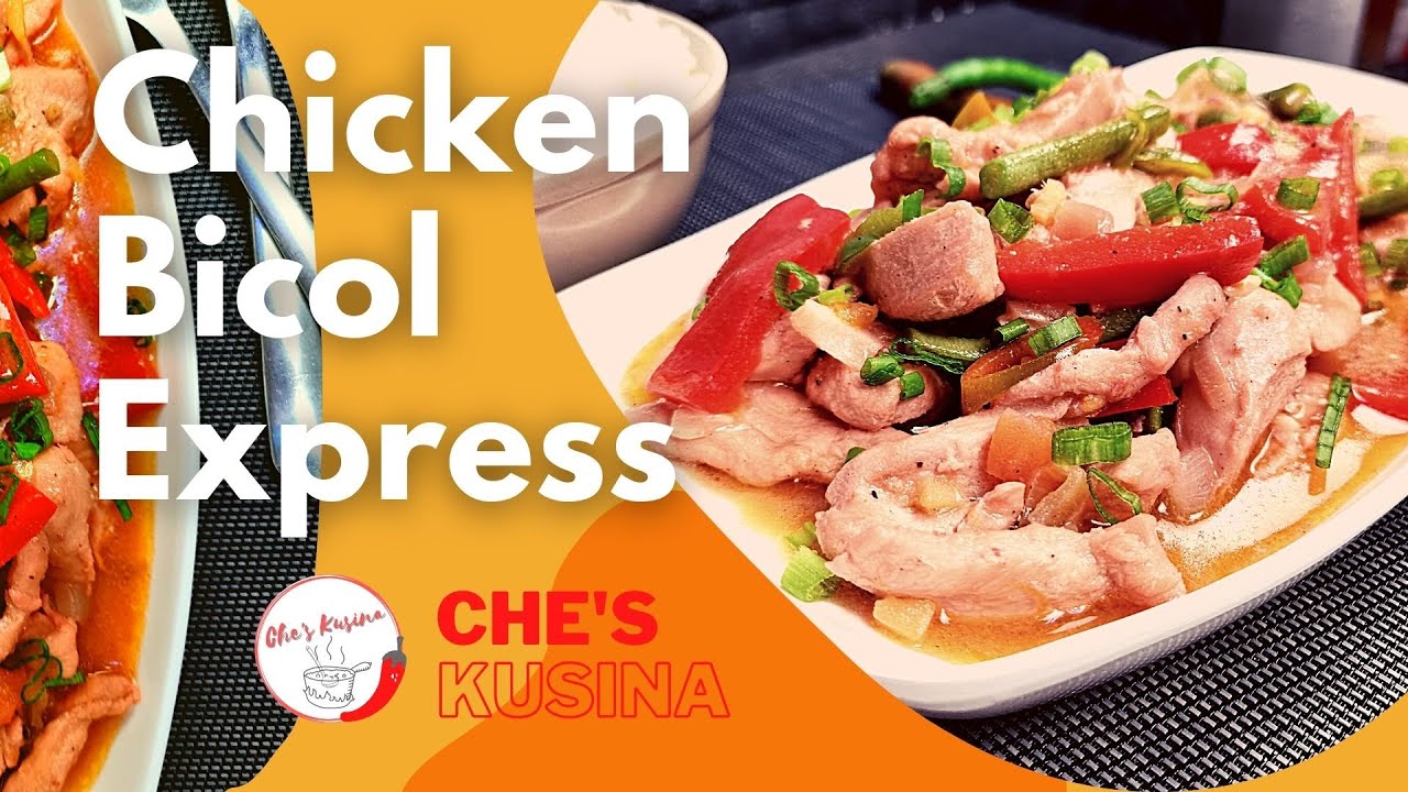 Easy & Tasty Bicol Express with Alamang | Spicy Chicken in Coconut Milk ...