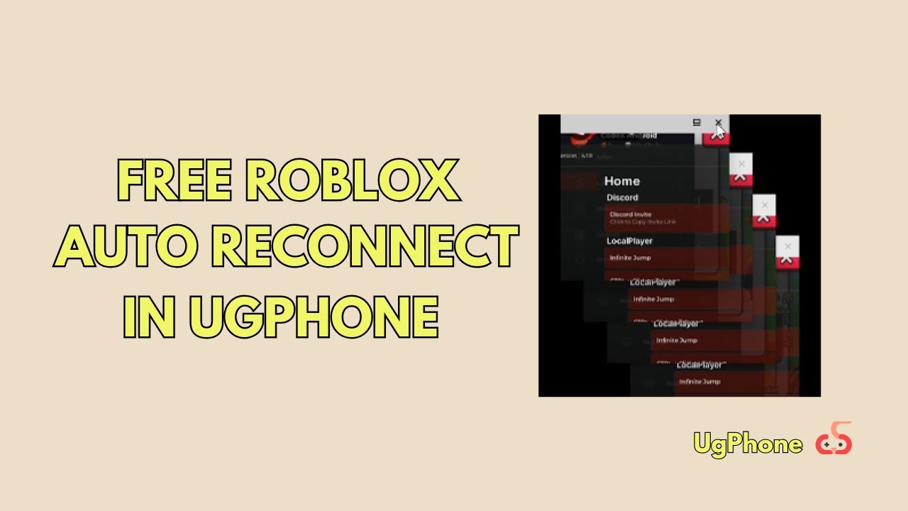 How to Auto Reconnect Roblox in UgPhone! January 2025! - YouTube