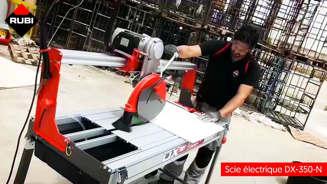 Scie à carrelage électrique DX-350-N | Rubi - YouTube