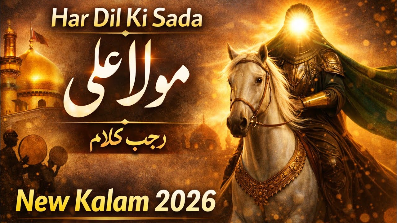 Har Dil Ki Sada – Maula Ali | Rajab Kalam 2026 | Islamic Naat ...