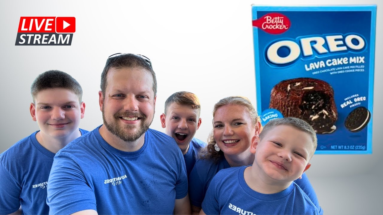 Family Baking - LIVE - Oreo Lava Cake - YouTube
