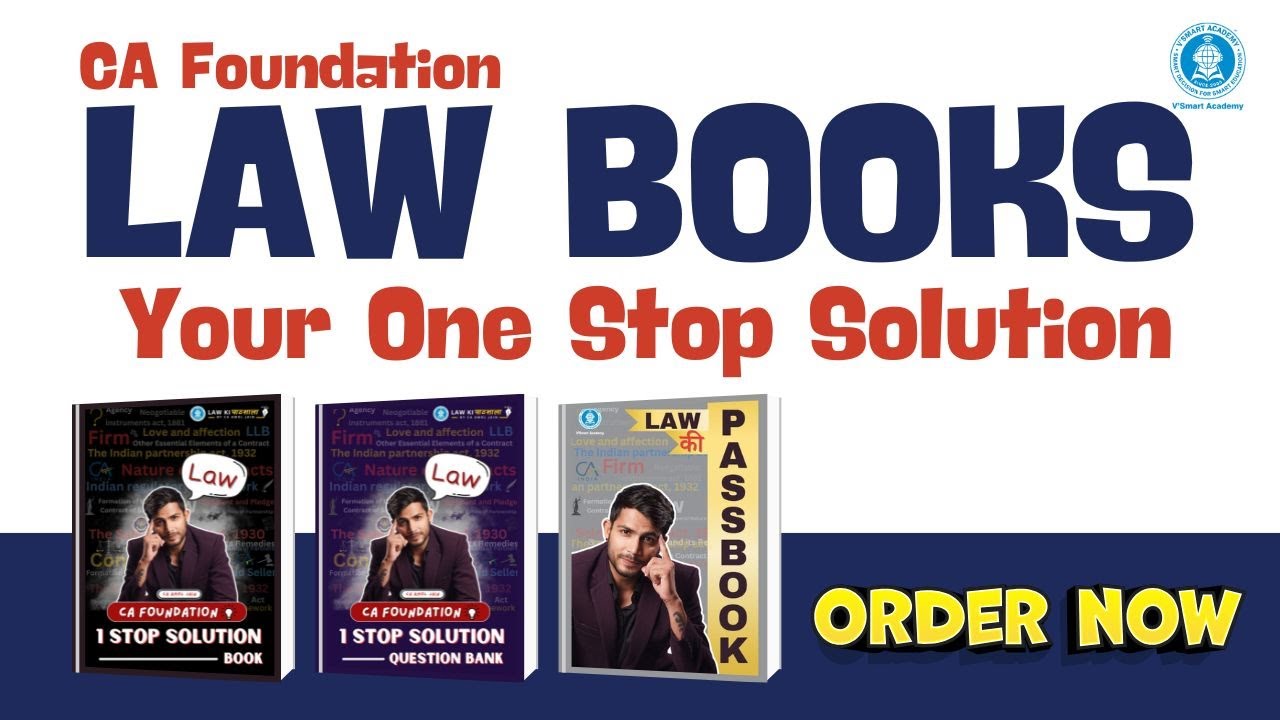 CA Foundation Law – Chart, One Stop Solution Concept & Question Bank ...