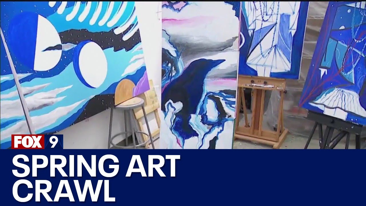 Spring art crawl underway in St. Paul - YouTube
