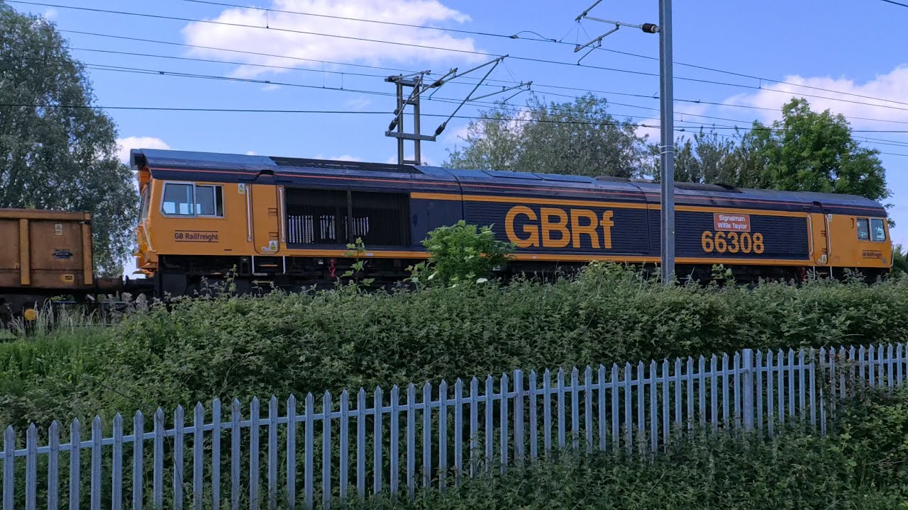 GB Railfreight 66308 'Signalman Willie Taylor' - YouTube